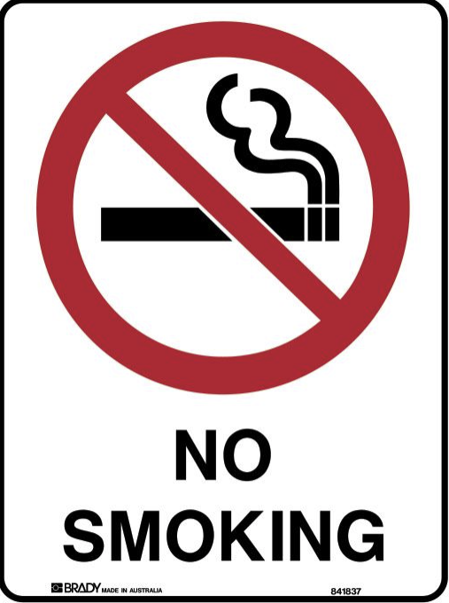 Prohibition Sign - No Smoking – Safety Supplies SA