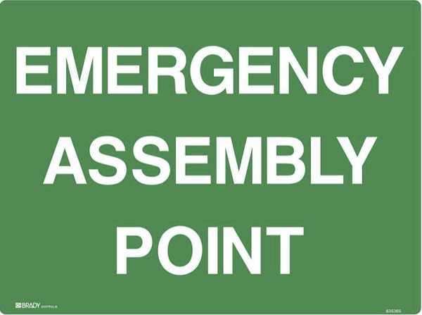 Exit Sign - Emergency Assembly Point – Safety Supplies SA